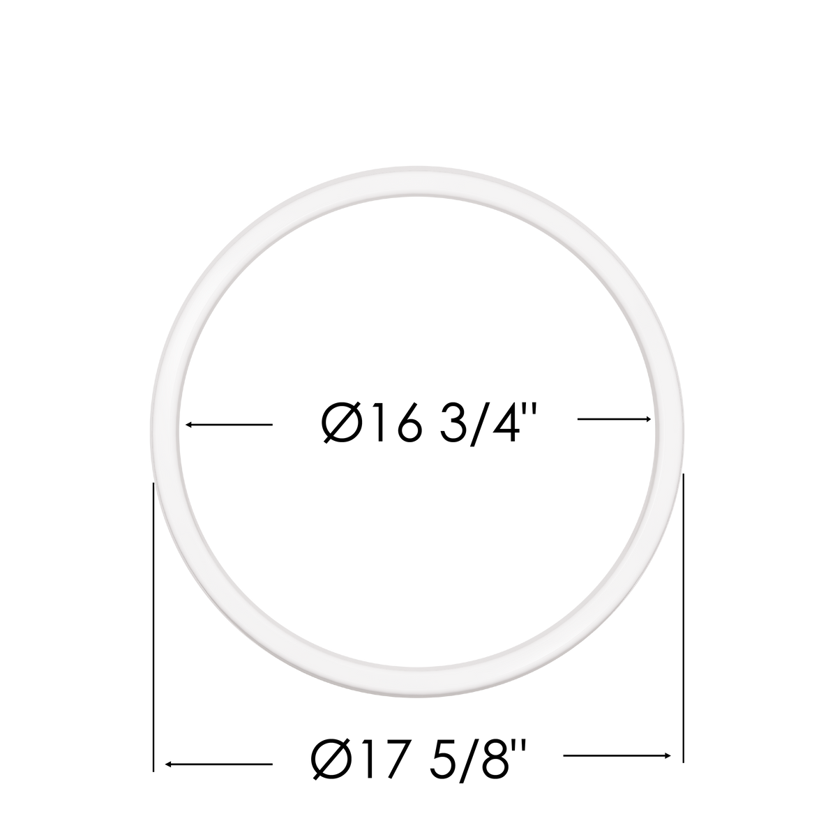 Ceilex 425 mm (16 3/4") Thermal Reinforcement Ring for Spotlights ...