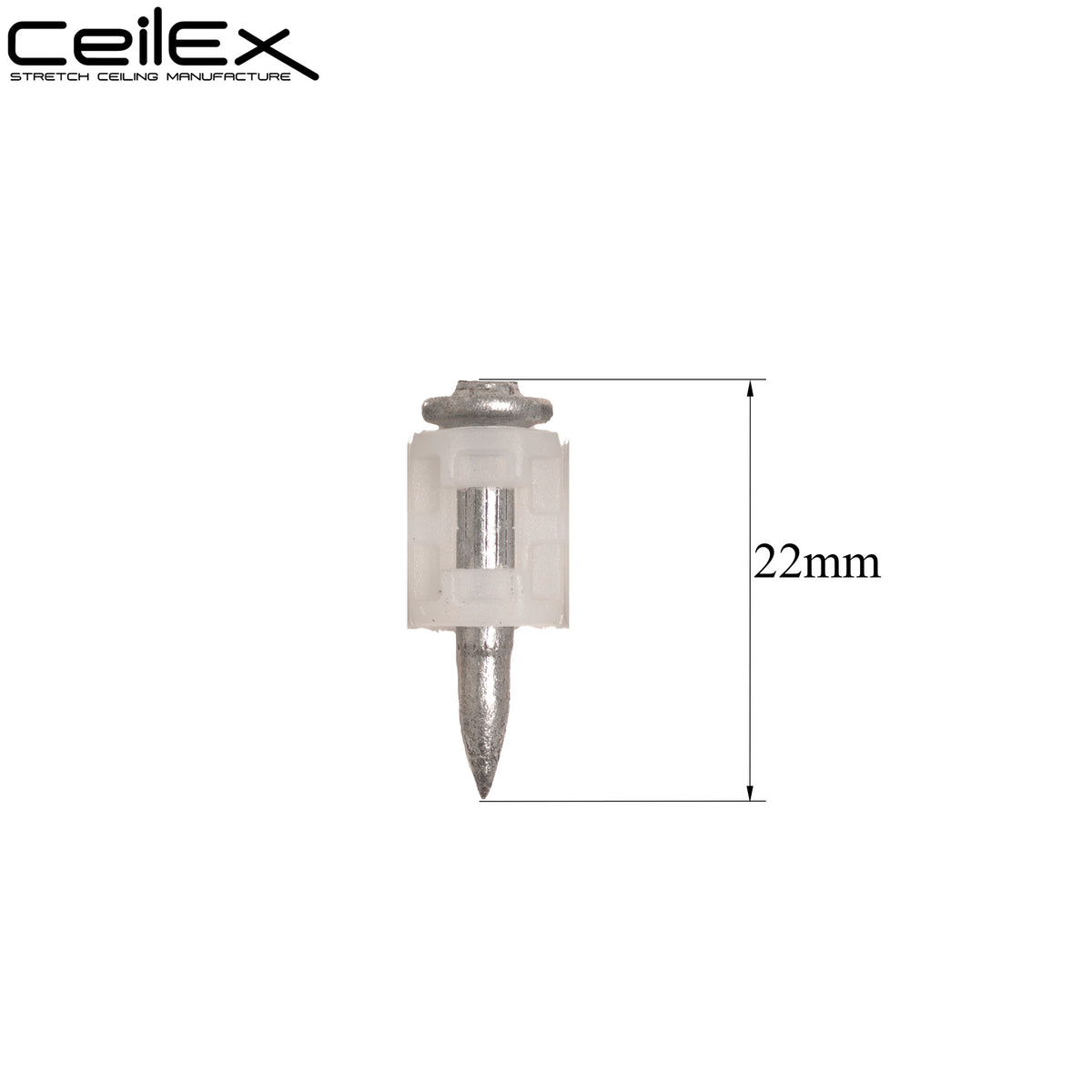 Ceilex 1000x Collated Concrete Nails 7/8'' (22mm) - for Hilti GX3/GX10 ...